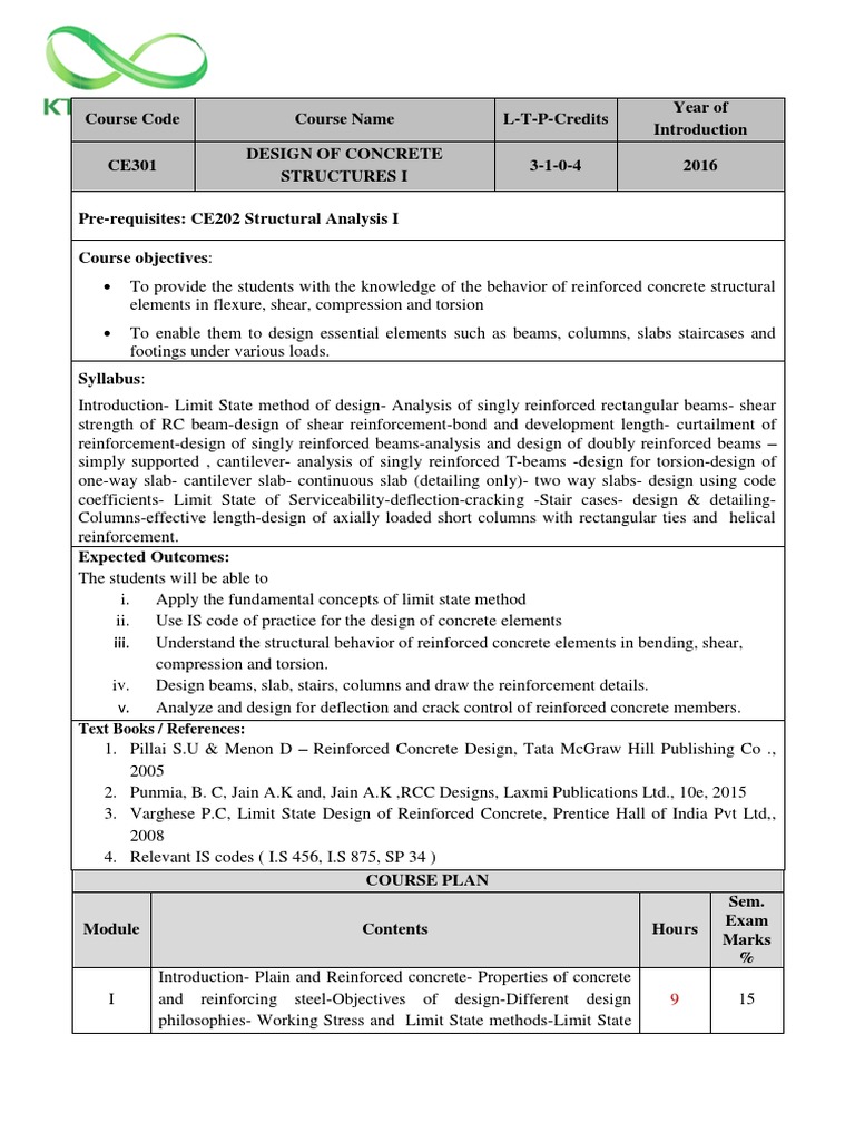 CE301 Design of Concrete Structures - I (1) .Image - Marked | PDF ...