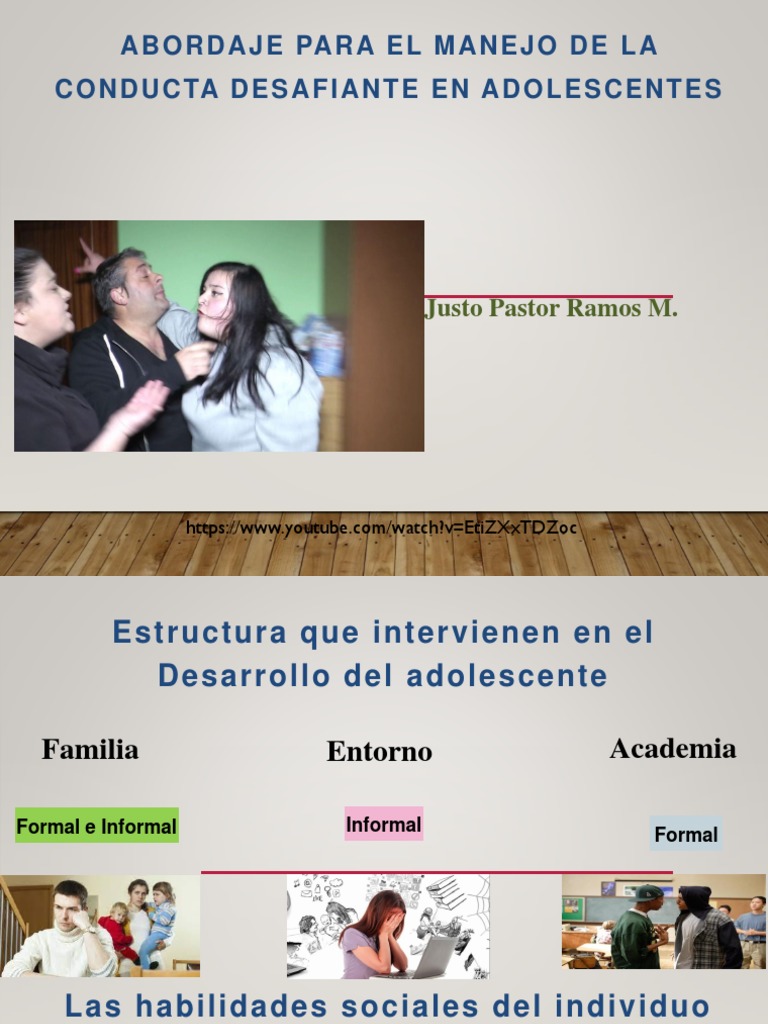 Abordaje para El Manejo de La Conducta Desafiante en Adolescentes | PDF ...