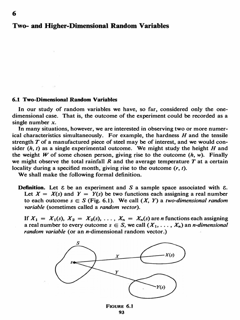 6 Two-And Higher-Dimensional Random Variables | PDF | Probability ...