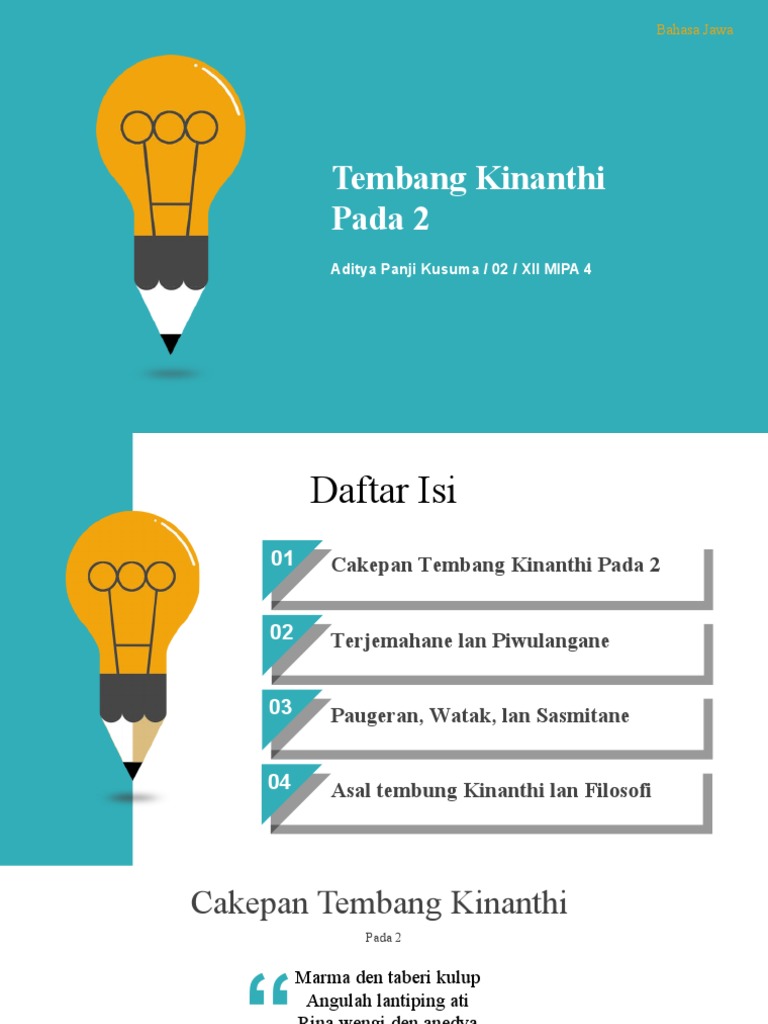 Kinanthi Pada 2 Oleh Aditya Panji Kusuma | PDF | Java | Indonesia