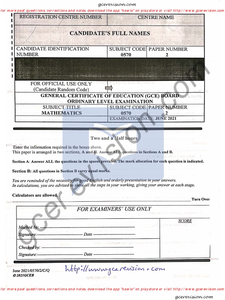 Download Kawlo App for Past Questions & Notes | PDF