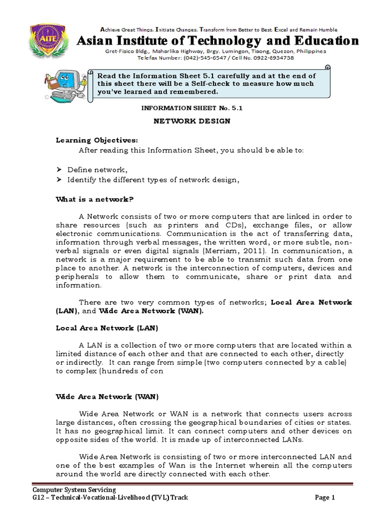 CSS - 05-Module 5.1 - Network Design | PDF | Network Topology ...