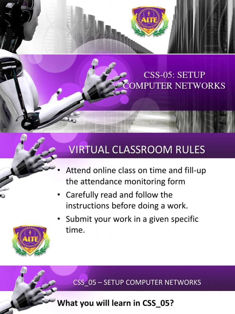 12ICT-CSS - 05 ORIENTATION and Network Design Presentation | PDF | Computer Network | Network ...