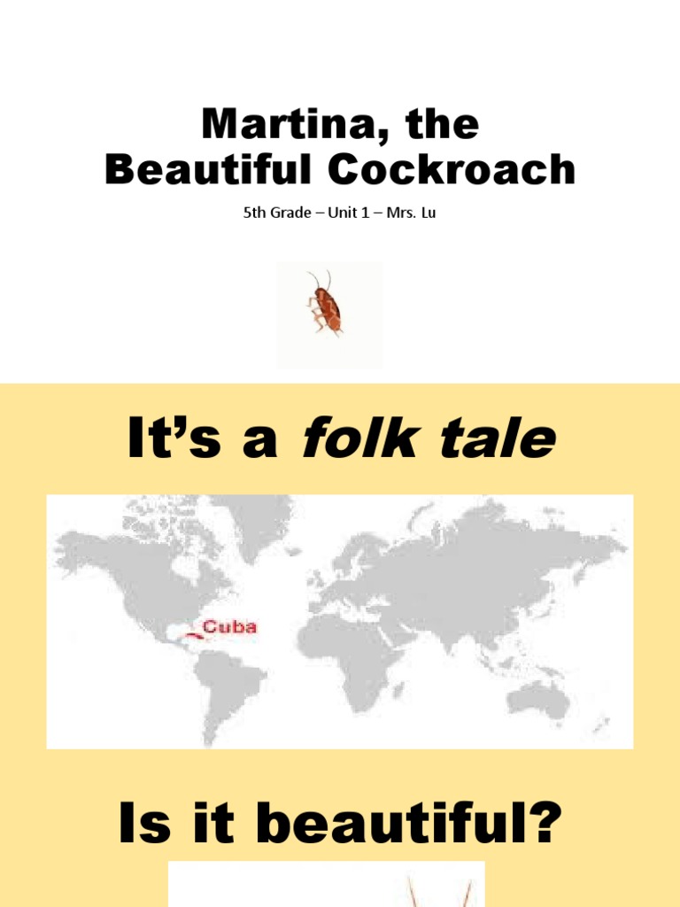 Martina, The Beautiful Cockroach: 5th Grade - Unit 1 - Mrs. Lu | PDF