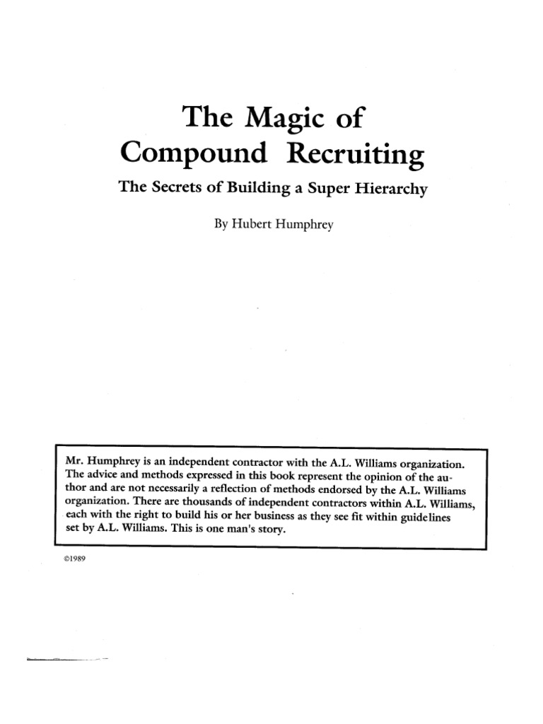Magic Compound Recruiting | PDF