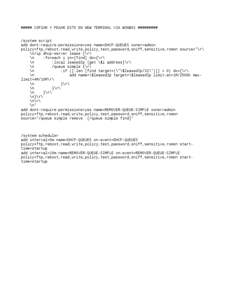 DHCP Queue Management Script | PDF | Computers