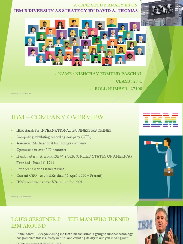 Ibm'S Diversity As Strategy by David A. Thomas: A Case Study Analysis ...