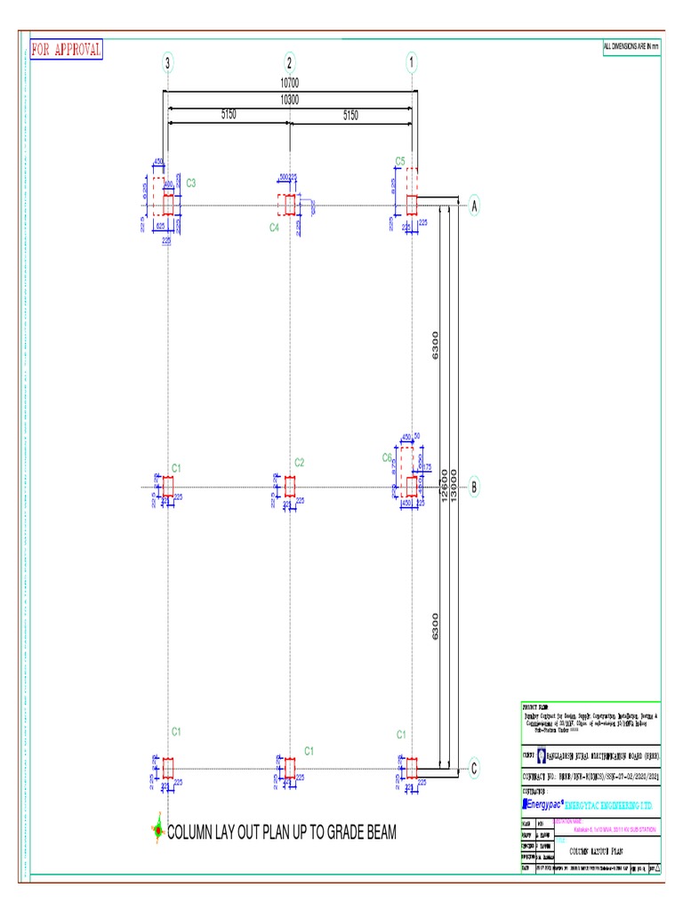 Grade Beam and Pile Cap Details | PDF | Electrical Substation ...