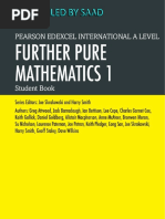 Edexcel International A Level Mathematics Pure Mathematics 1 p1 Student Book by Joe Skrakowski ...