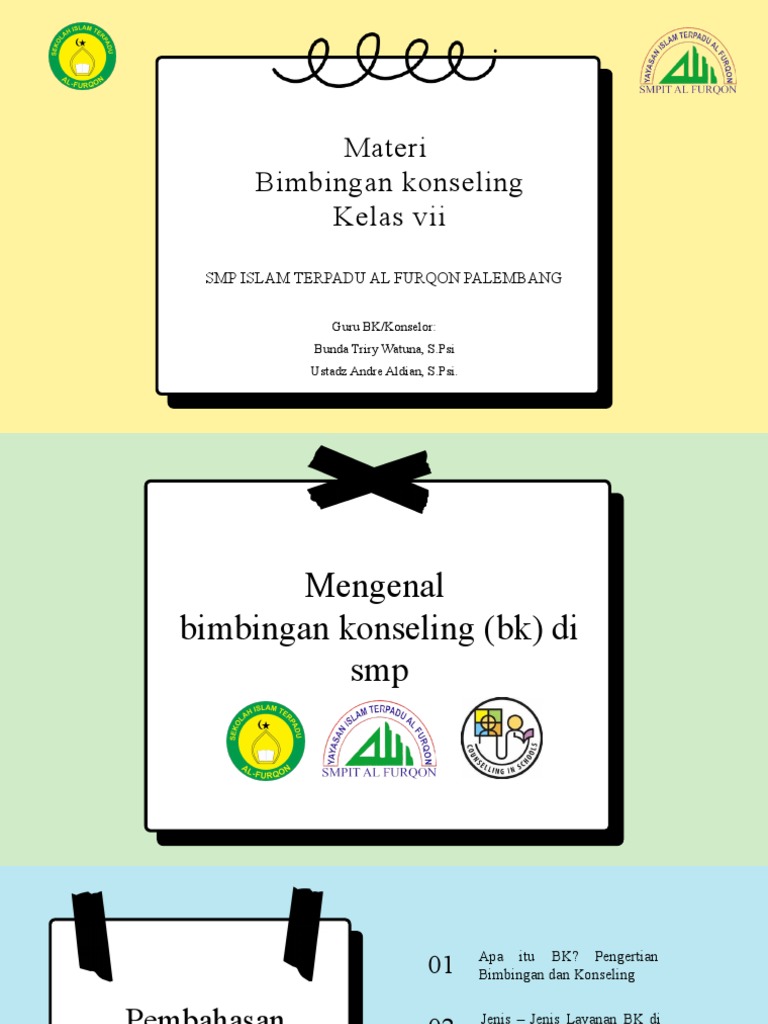 00 Materi Kelas 7 - Mengenal BK Di SMP | PDF