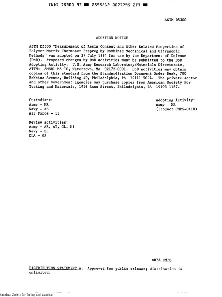 Astm d5300 | PDF