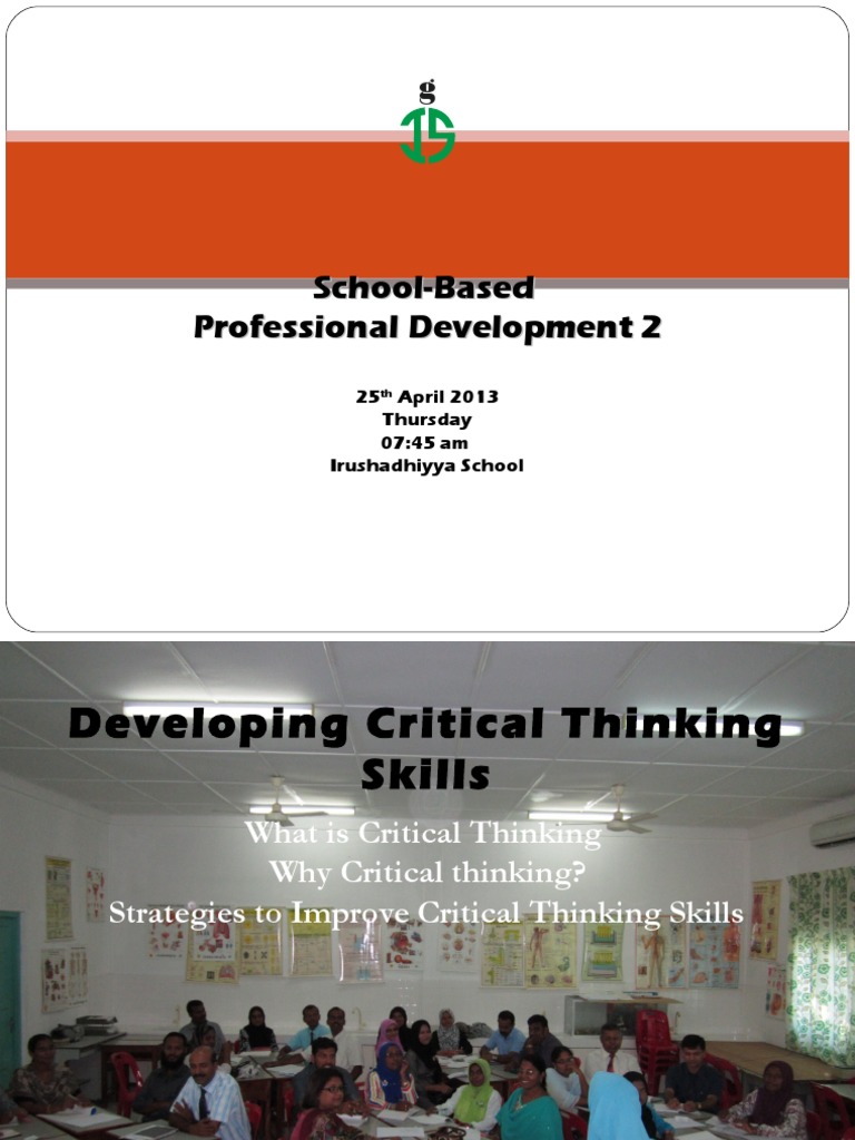 Developing Critical Thinking Skills | PDF | Critical Thinking | Argument