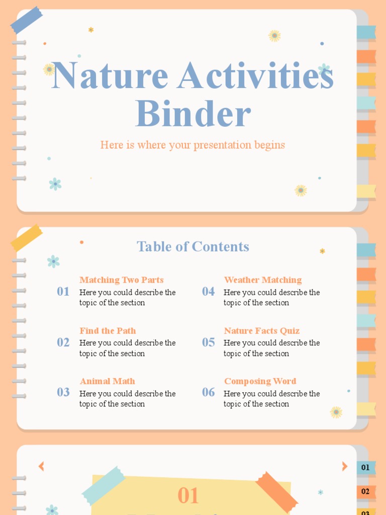 Nature Activities Binder | PDF
