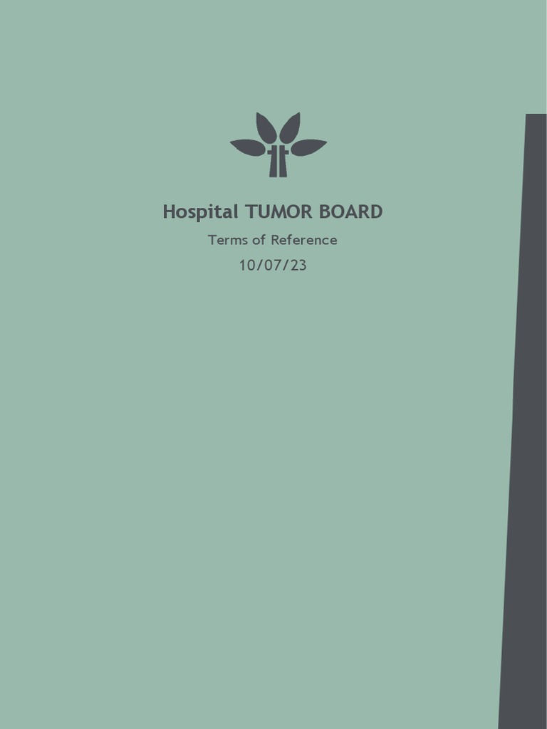 Tumor Board Terms of Reference | PDF | Biopsy | Cancer