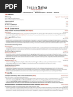 IIT Bombay Resume Template 2021 | PDF | Propulsion | Rocket