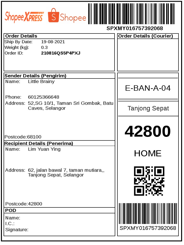 Air Waybill - Standard Delivery - 4 | PDF