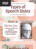 Frozen Speech Style | PDF | Foreign Language Studies