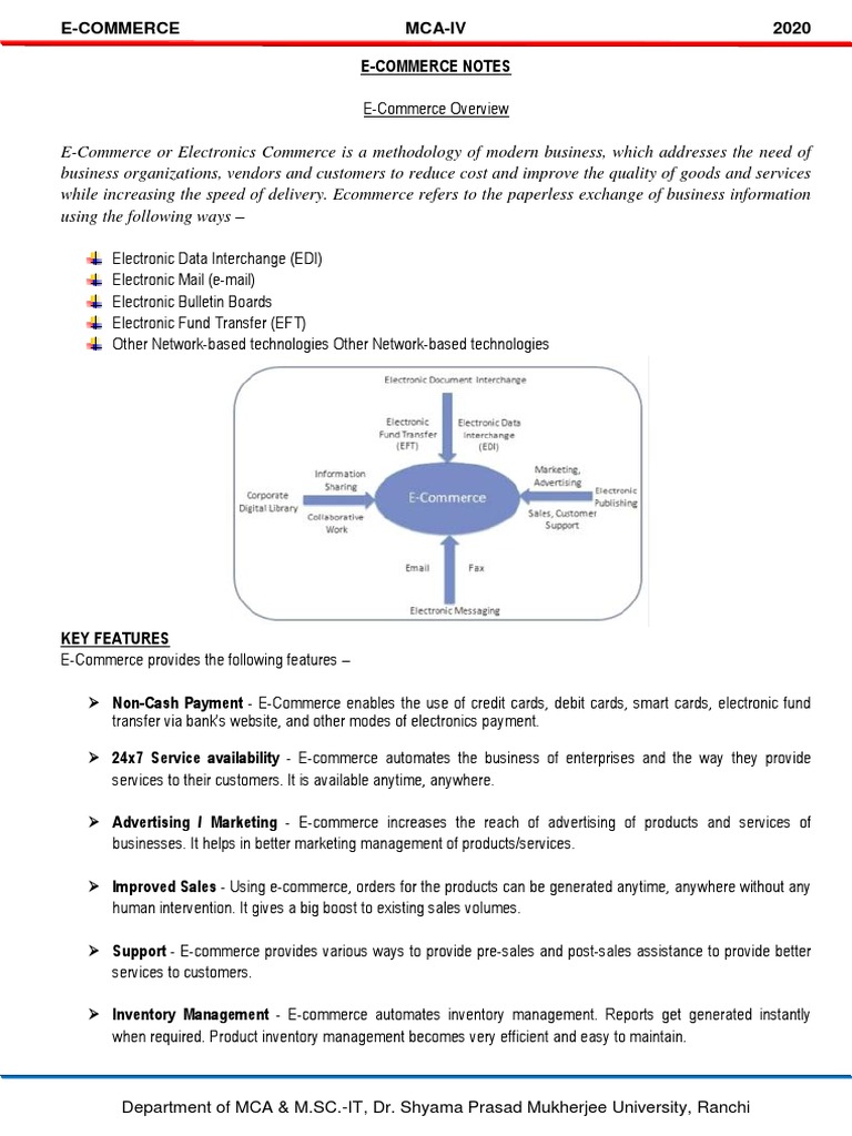 E-Commerce Business Models Overview | PDF | E Commerce | Retail