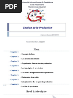 Gestion de La Production Cours 1 | PDF