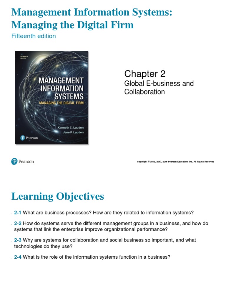 Global E-Business and Collaboration-CHP2 | PDF | Business Process | Collaboration