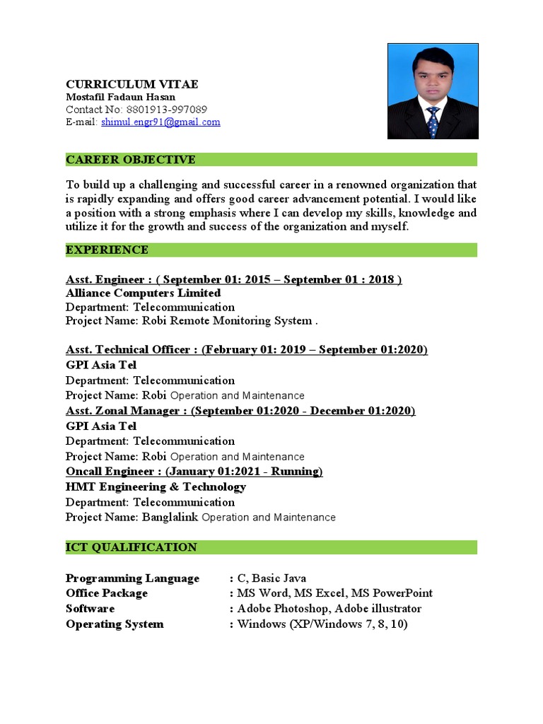 CV of Mostafil Fadaun Hasan New Final | PDF | Cisco Certifications | Bangladesh