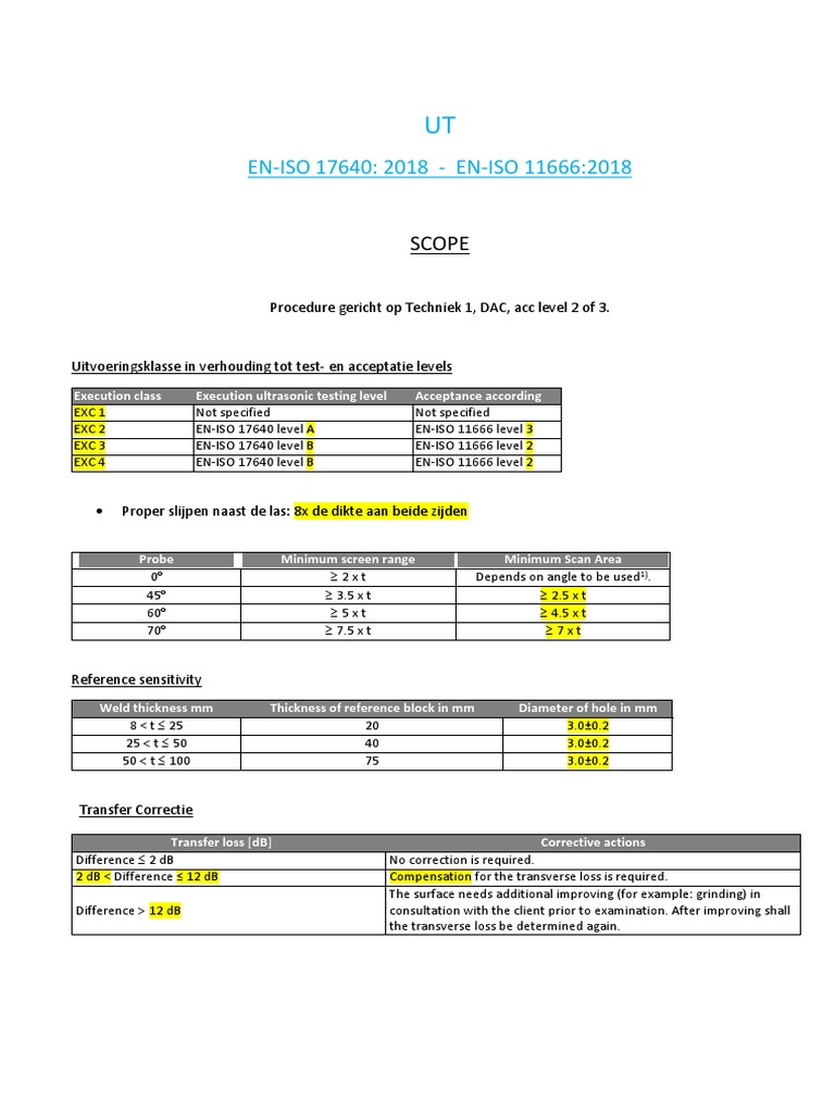EN-ISO 17640: 2018 - EN-ISO 11666:2018: Scope | PDF | Applied And ...