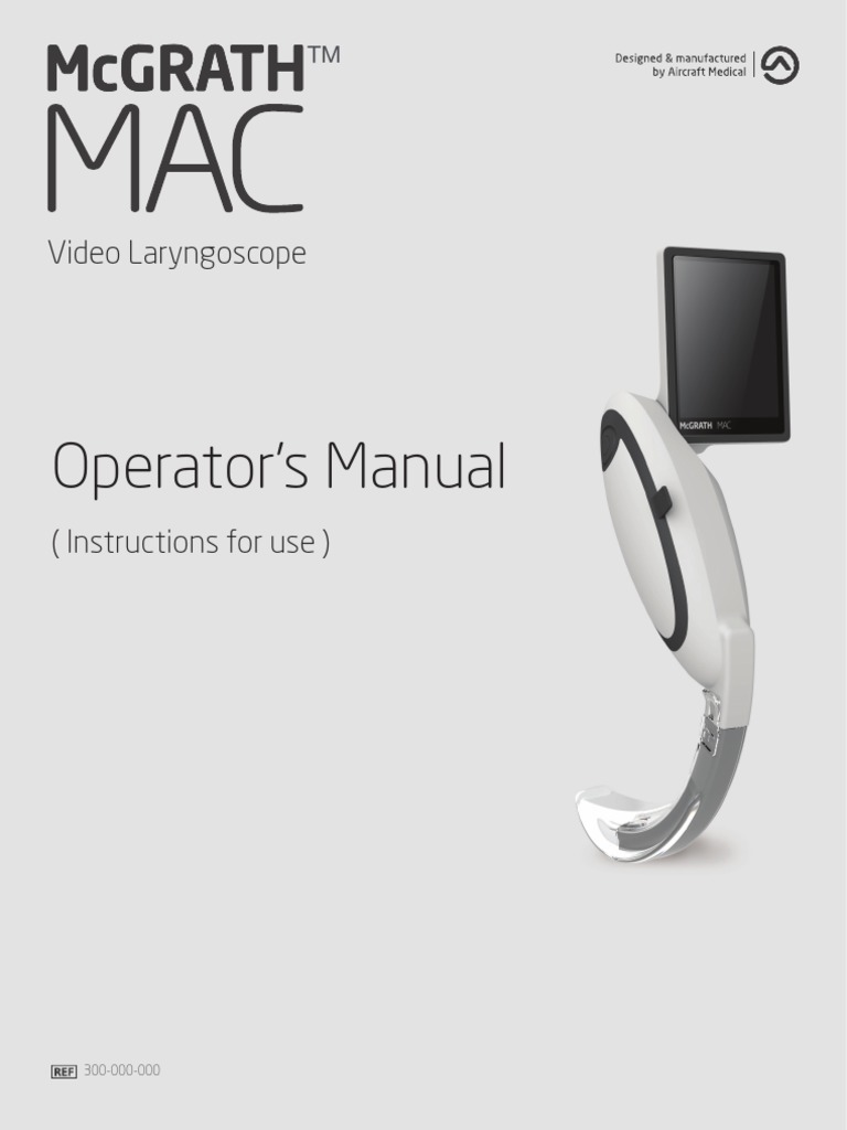Video Laryngoscope Operator's Manual | PDF | Electromagnetic Compatibility