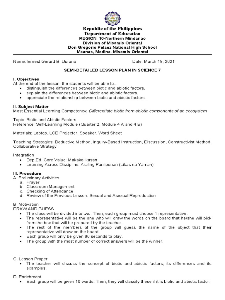 Lesson Plan Demonstration | PDF | Lesson Plan | Teachers