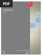 Curing Checklist | PDF