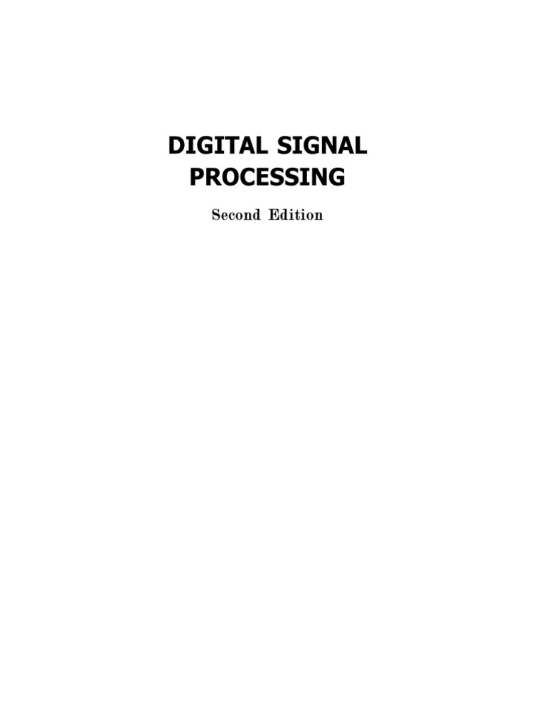 Digital Signal Processing-Full | PDF | Discrete Fourier Transform ...