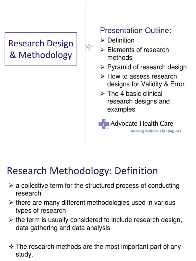 Research Design Methodology | PDF | Cohort Study | Validity (Statistics)