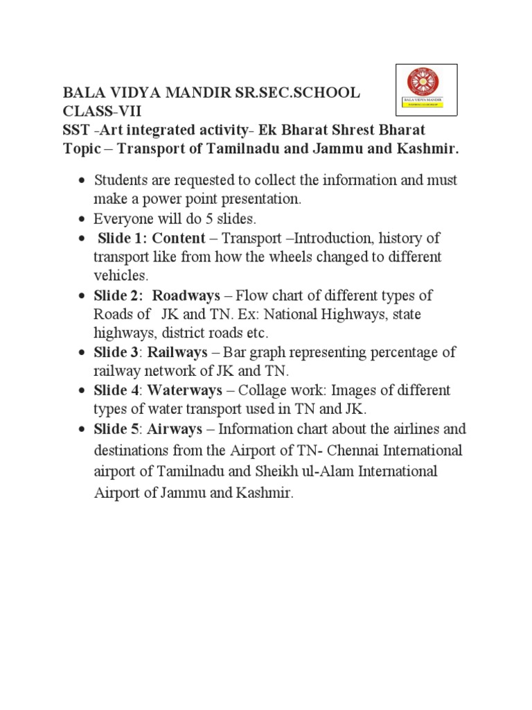 Class 7 Art Integrated Work. 2 | PDF