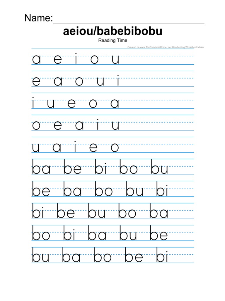 Abakada Reading and Tracing Worksheets | PDF