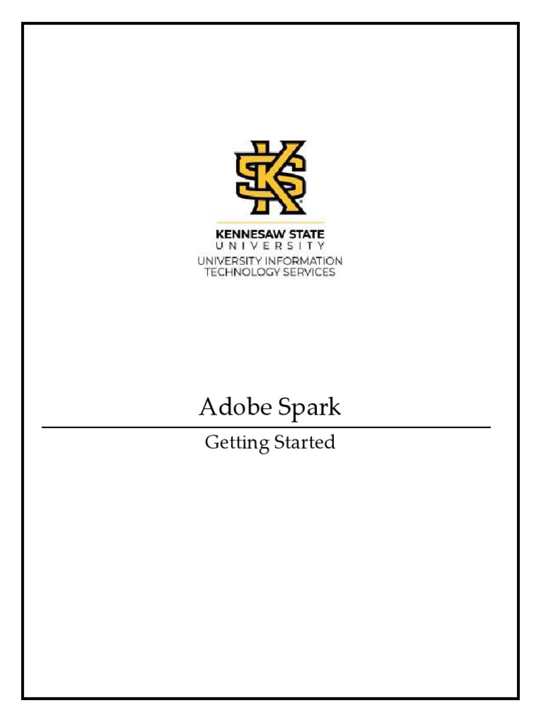 Sample 0927 Adobe Spark Getting Started | PDF | Ios | Internet & Web