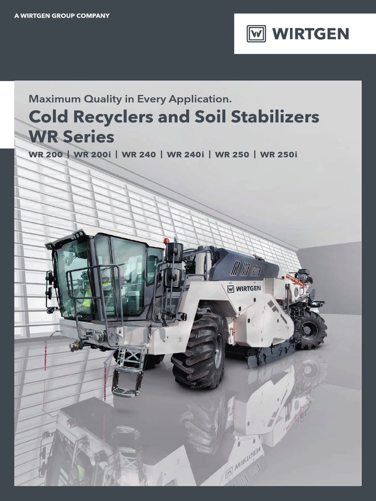 O15725v77 W Brochure WRSeries 1119 V2 EN | PDF | Asphalt | Steering