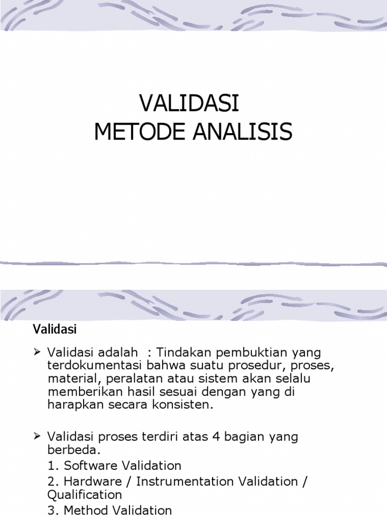 Validasi MA | PDF