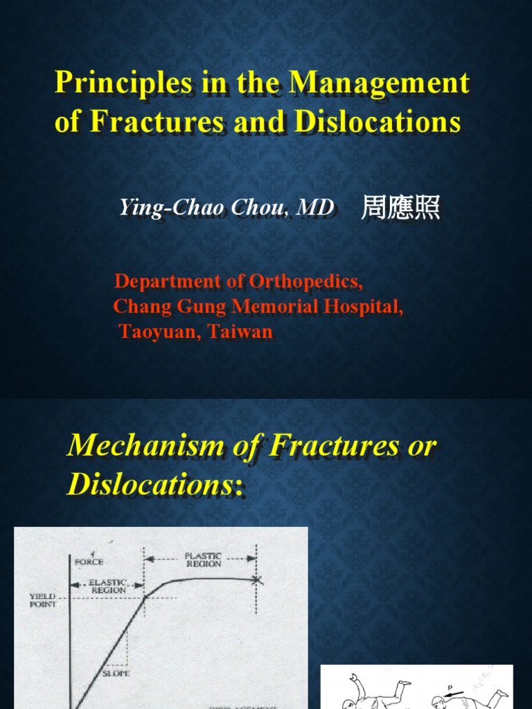 Principles in The Management of Fractures and Dislocations | PDF ...