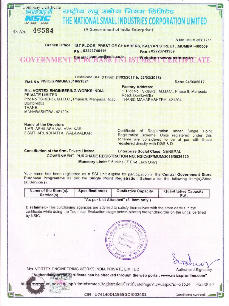 Nsic Certificate | PDF | Public Key Certificate | Cyberspace