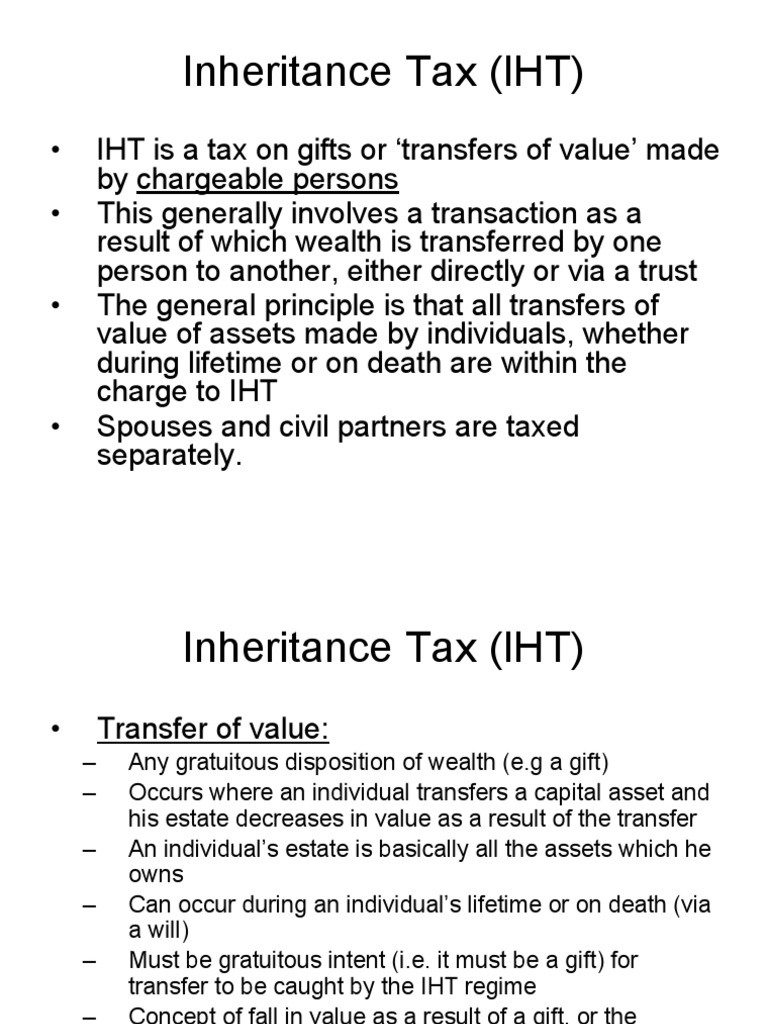 Inheritance Tax1 | PDF | Inheritance Tax | Estate Tax In The United States