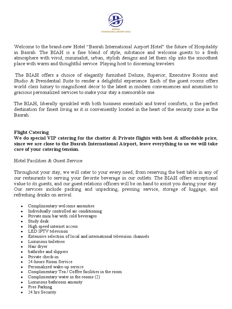 Fact Sheet | PDF | Hotel | Restaurants