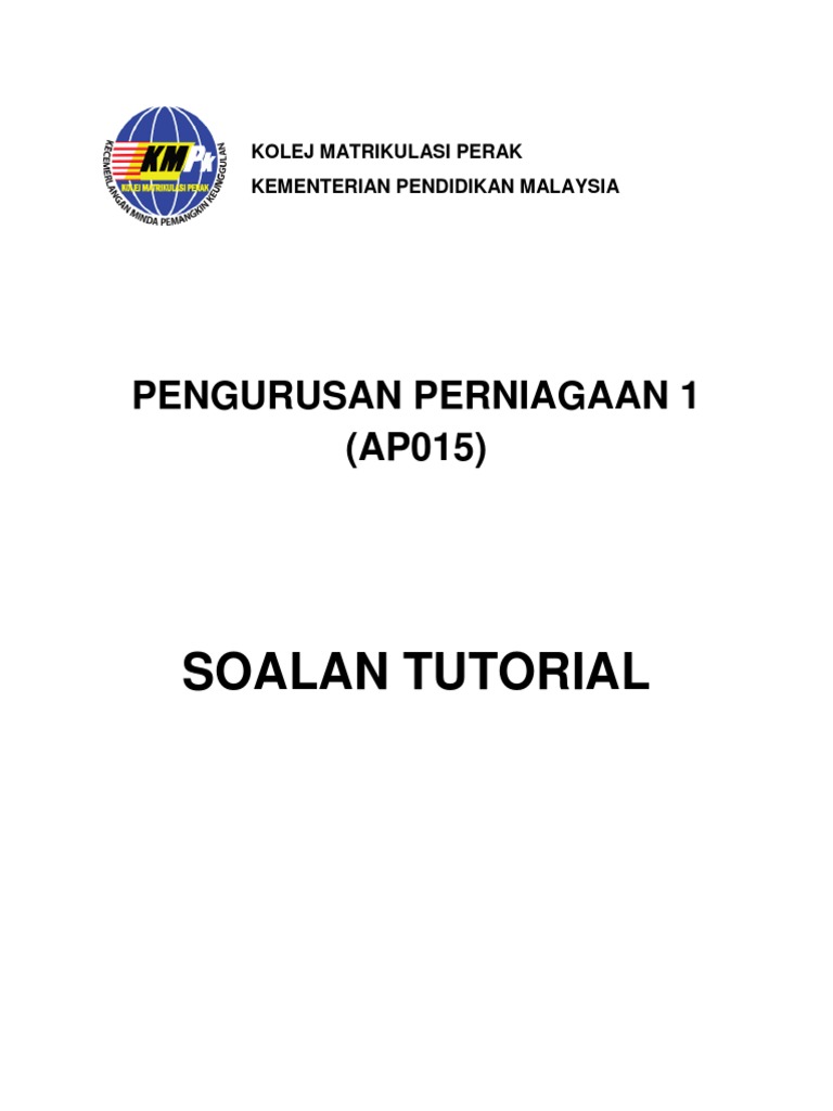Soalan Tutorial AP015 2021 - 2022 | PDF