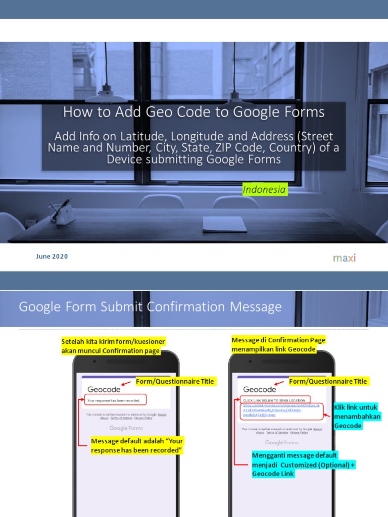 Geocoding Google Form June 2020 Indonesia | PDF | Komputer