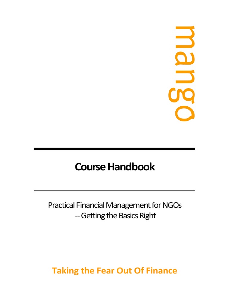 Mango Financial Mnagement Course Handbook | PDF | Bookkeeping | Board ...