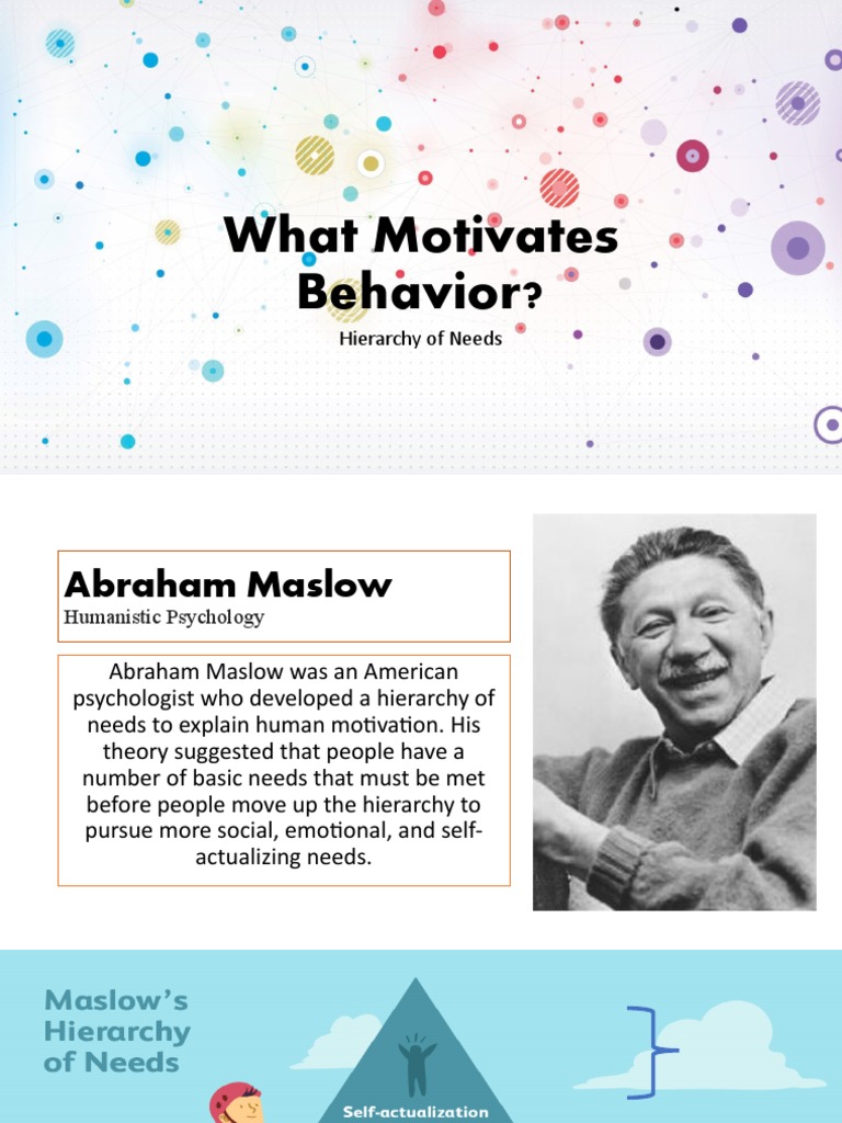 What Motivates Behavior?: Hierarchy of Needs | PDF | Interpersonal ...