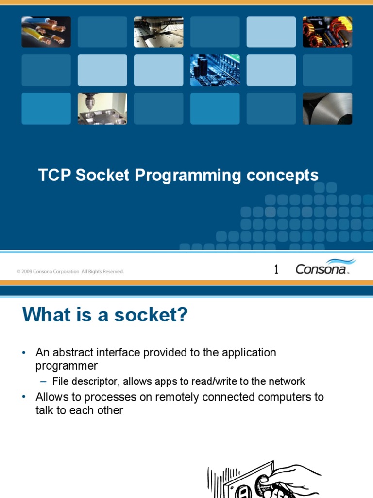 Tcp Socket Programming Concepts Pdf Network Socket Port Computer Networking