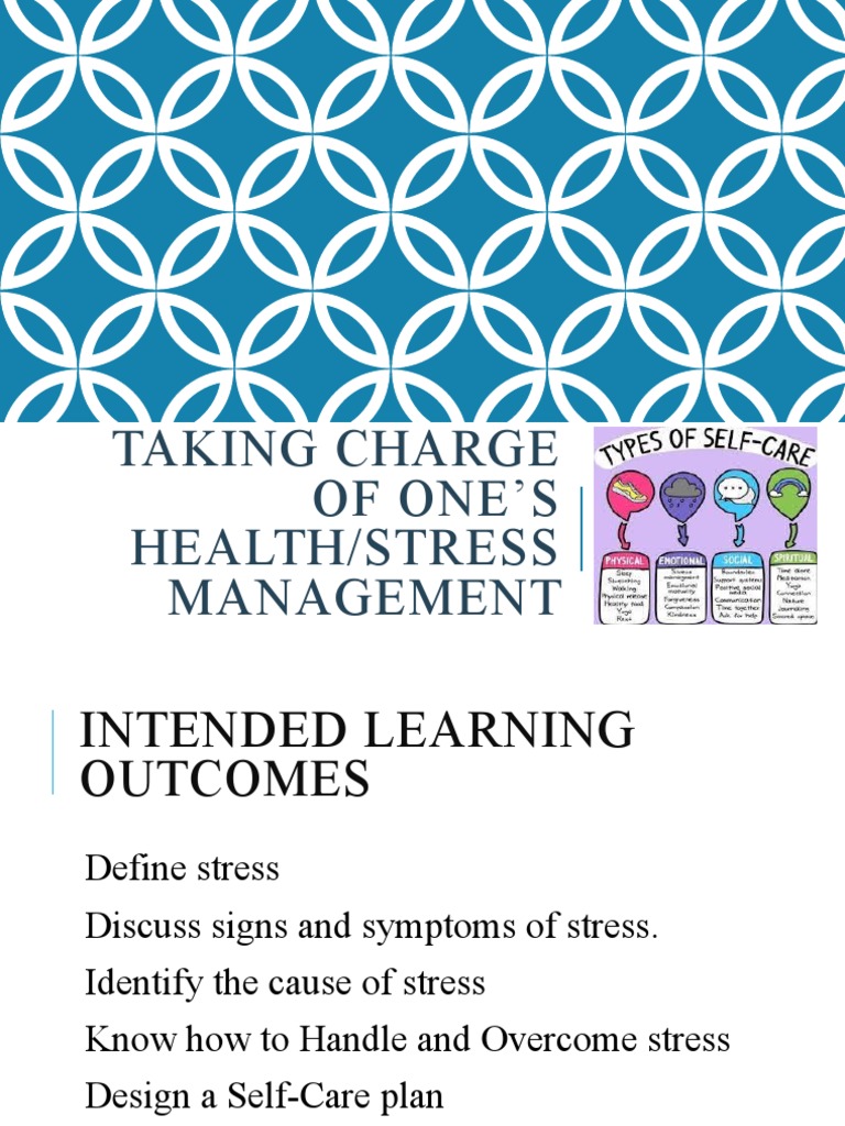 Taking Charge of One's Health | Download Free PDF | Stress (Biology ...