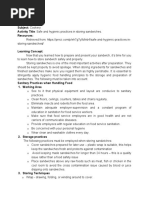 Portion Control of Sandwich and Its Ingredients | PDF