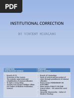 Correctional Administration: (Institutional Correction) | PDF | Parole | Prison