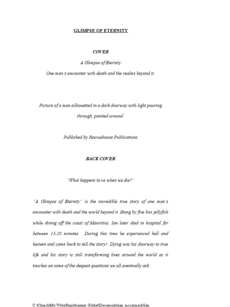 Ian McCormack Testimony | PDF | Lord's Prayer | Prayer