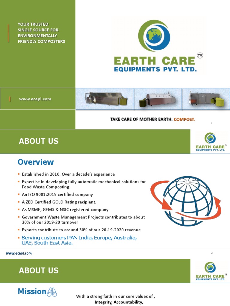 Company Profile ECEPL | PDF | Compost | Waste Management